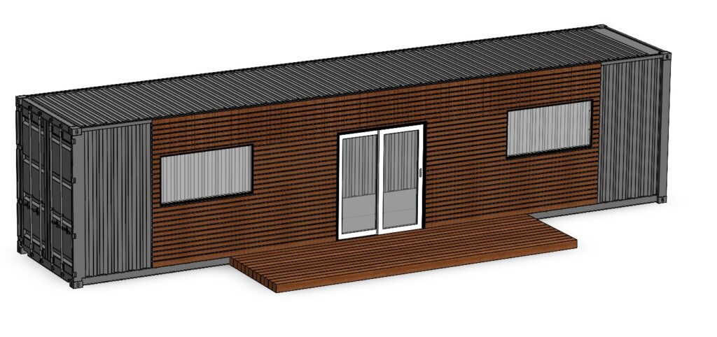 The Kennedy: 40ft Container Home - Backcountry Containers