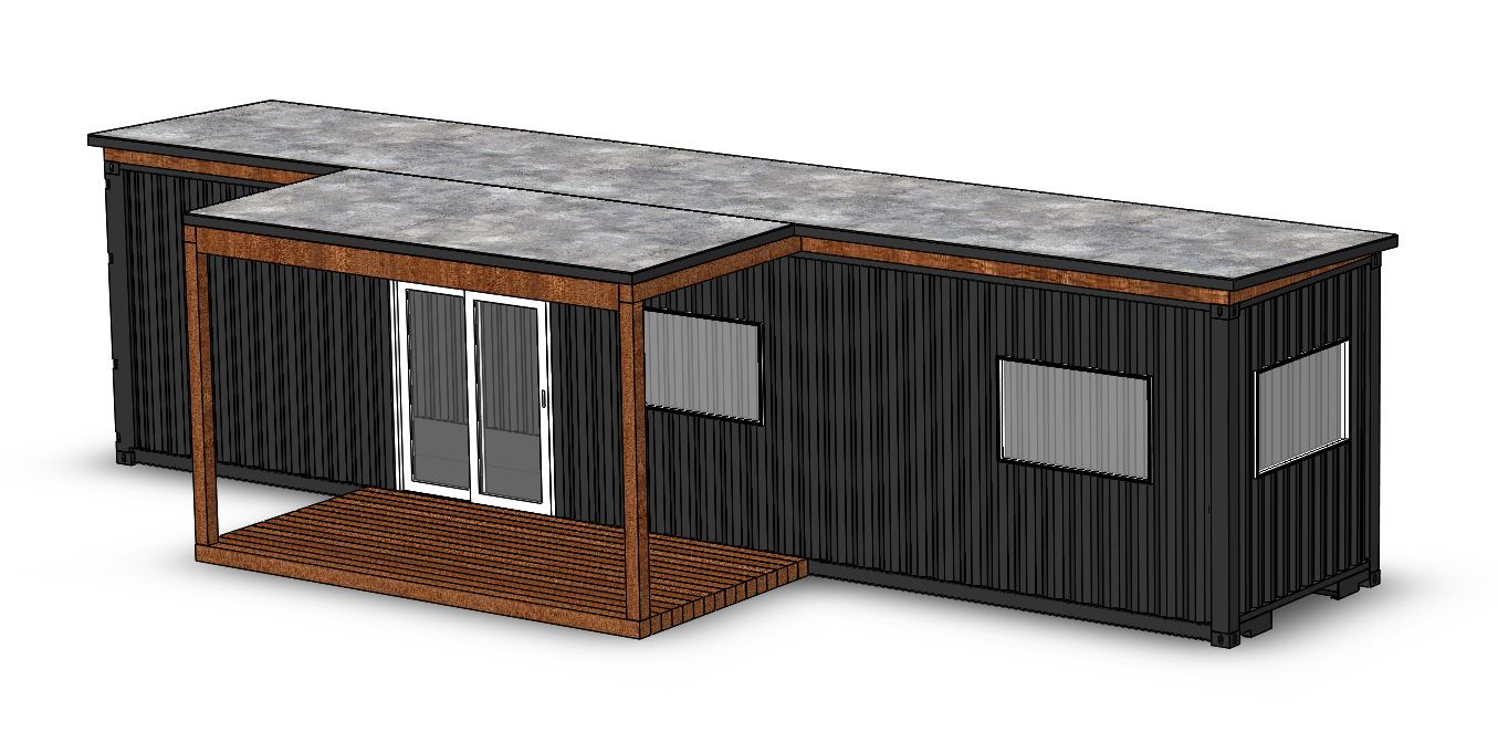 The Kennedy: 40ft Container Home - Backcountry Containers