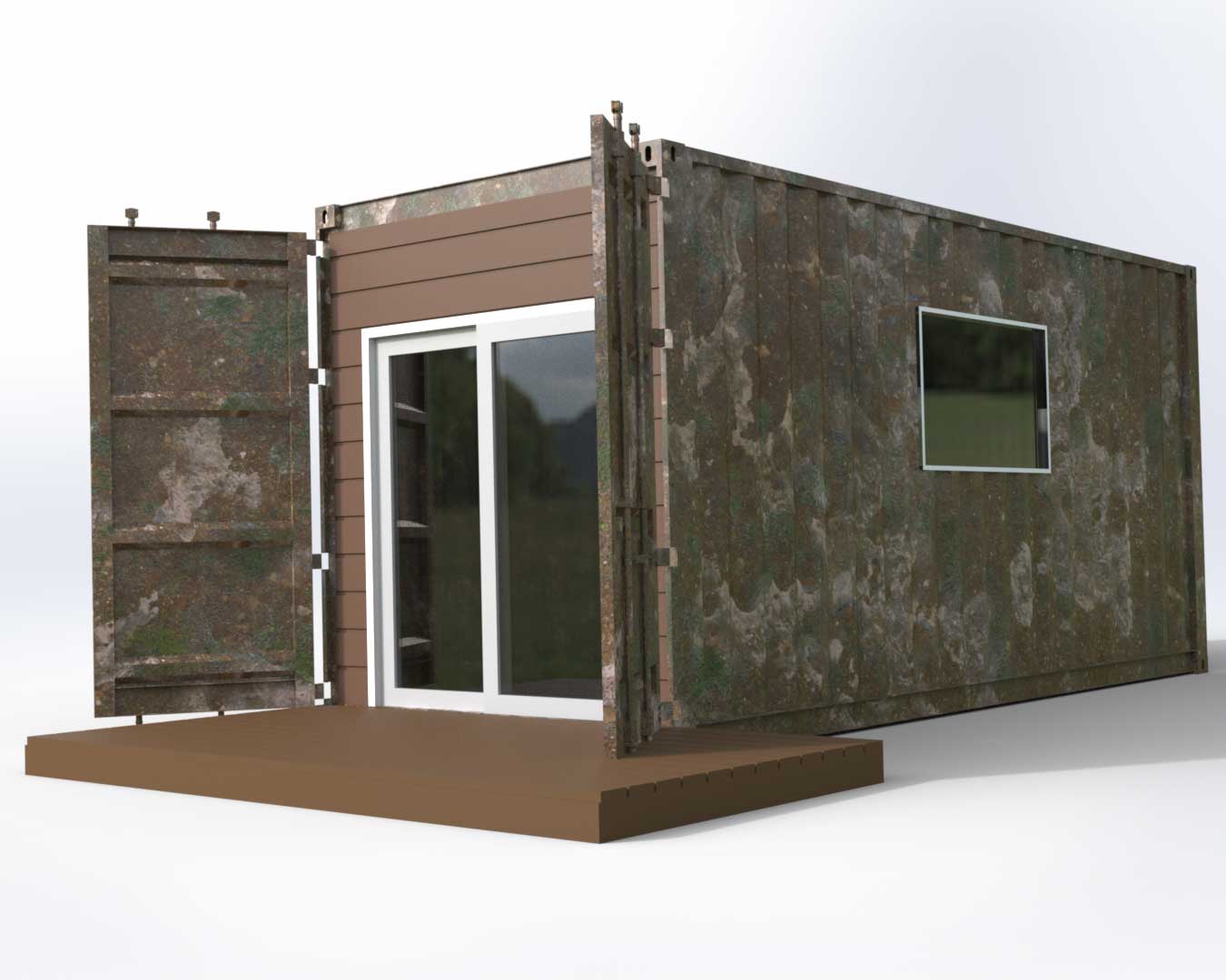 The Jack: 20ft Hunting Cabin - Backcountry Containers
