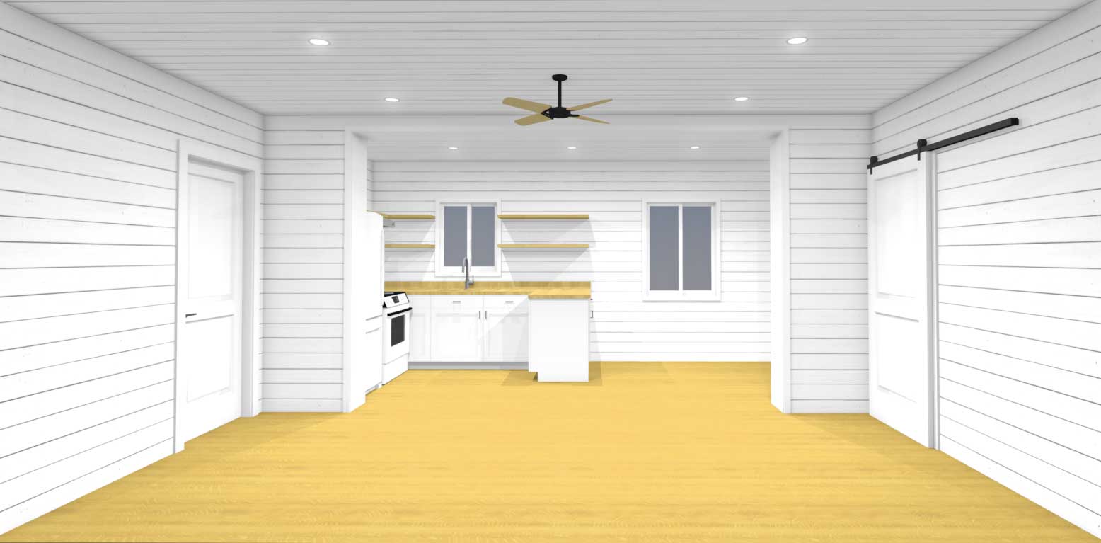 The Clark: Two Bedroom Container Home | Unique Floorplan