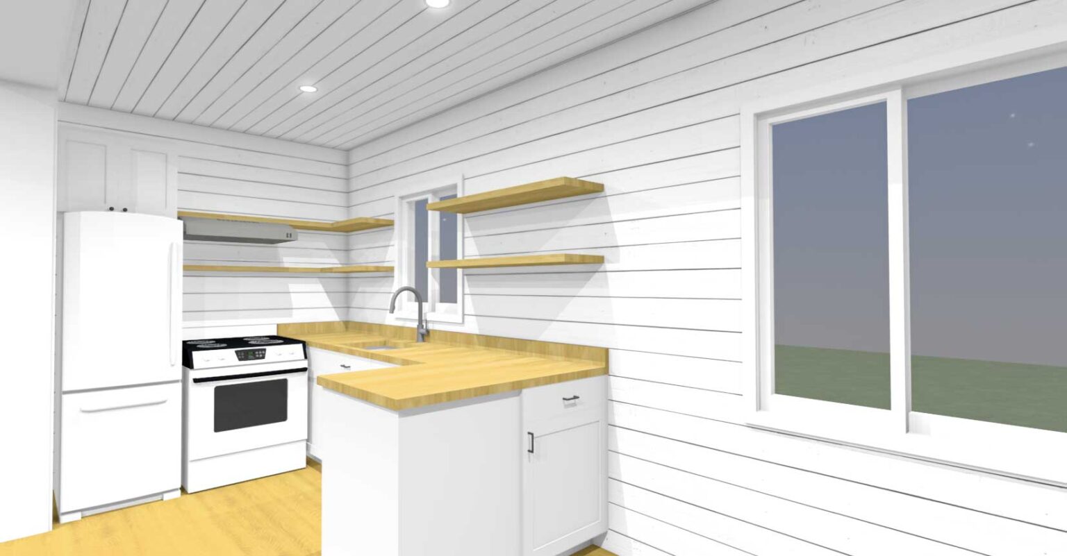 The Clark: Two Bedroom Container Home | Unique Floorplan