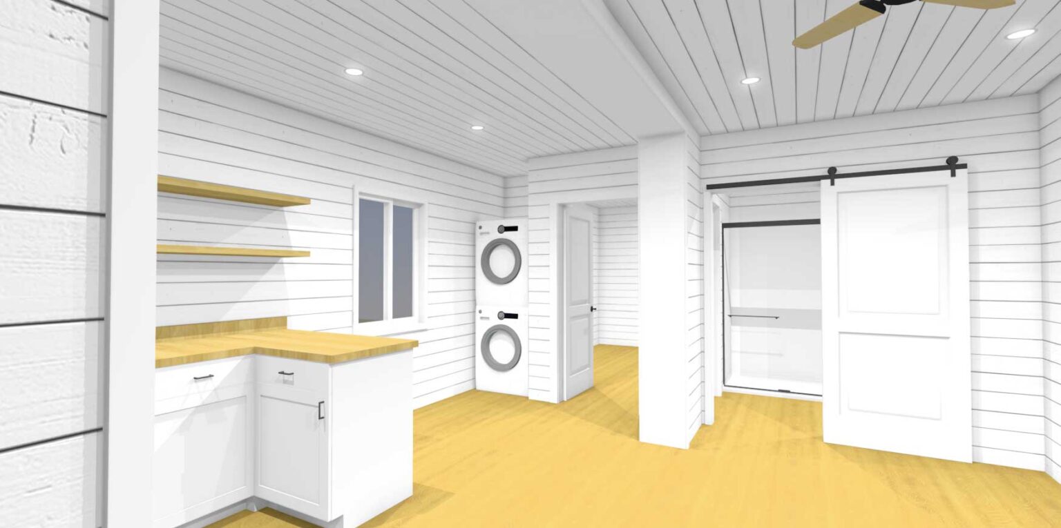 The Clark: Two Bedroom Container Home | Unique Floorplan