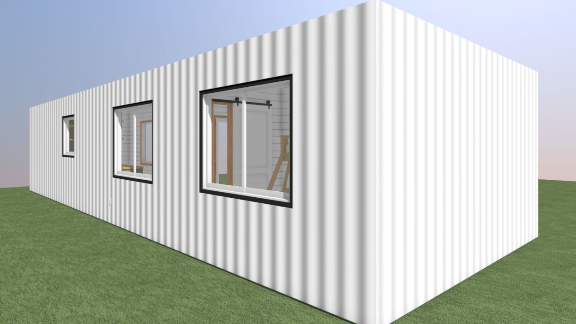 The Fulton: 1 20FT & 1 40FT Container Home - Backcountry Containers