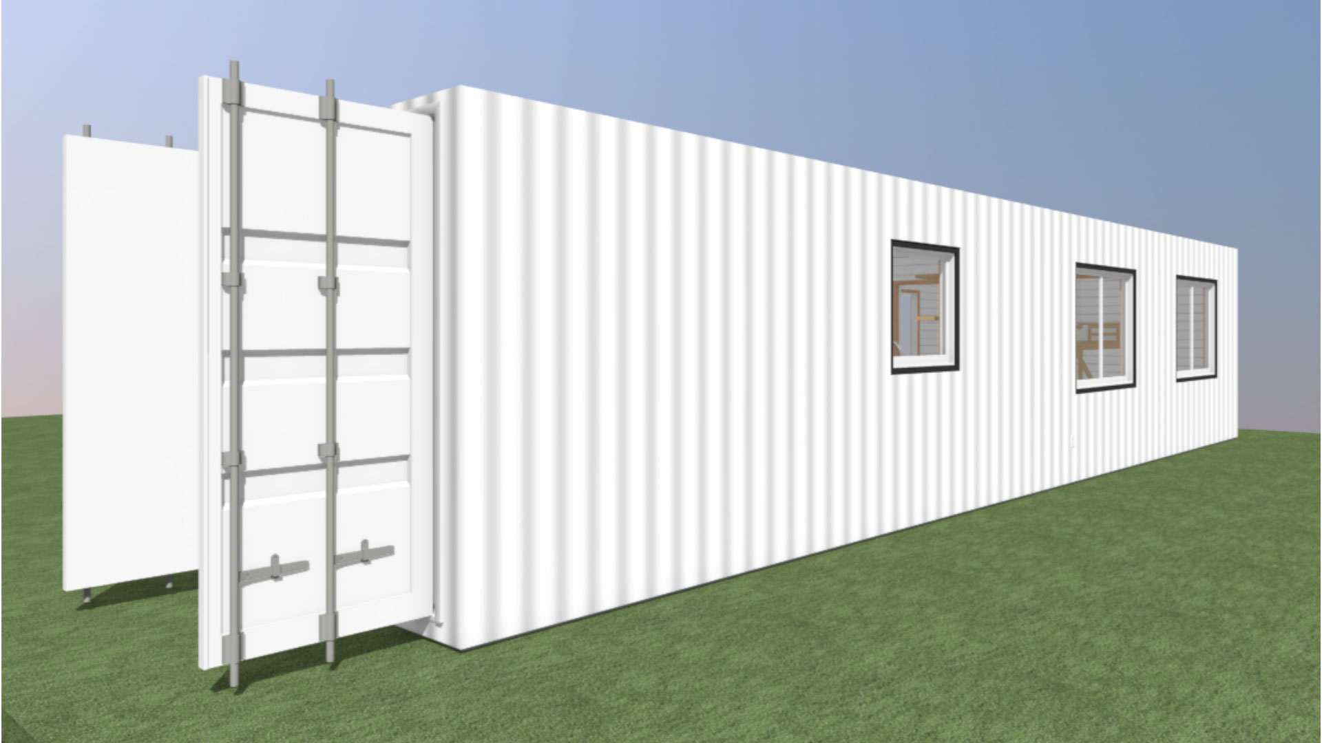 The Fulton: 2 Bed + 1 Bath Container Homes