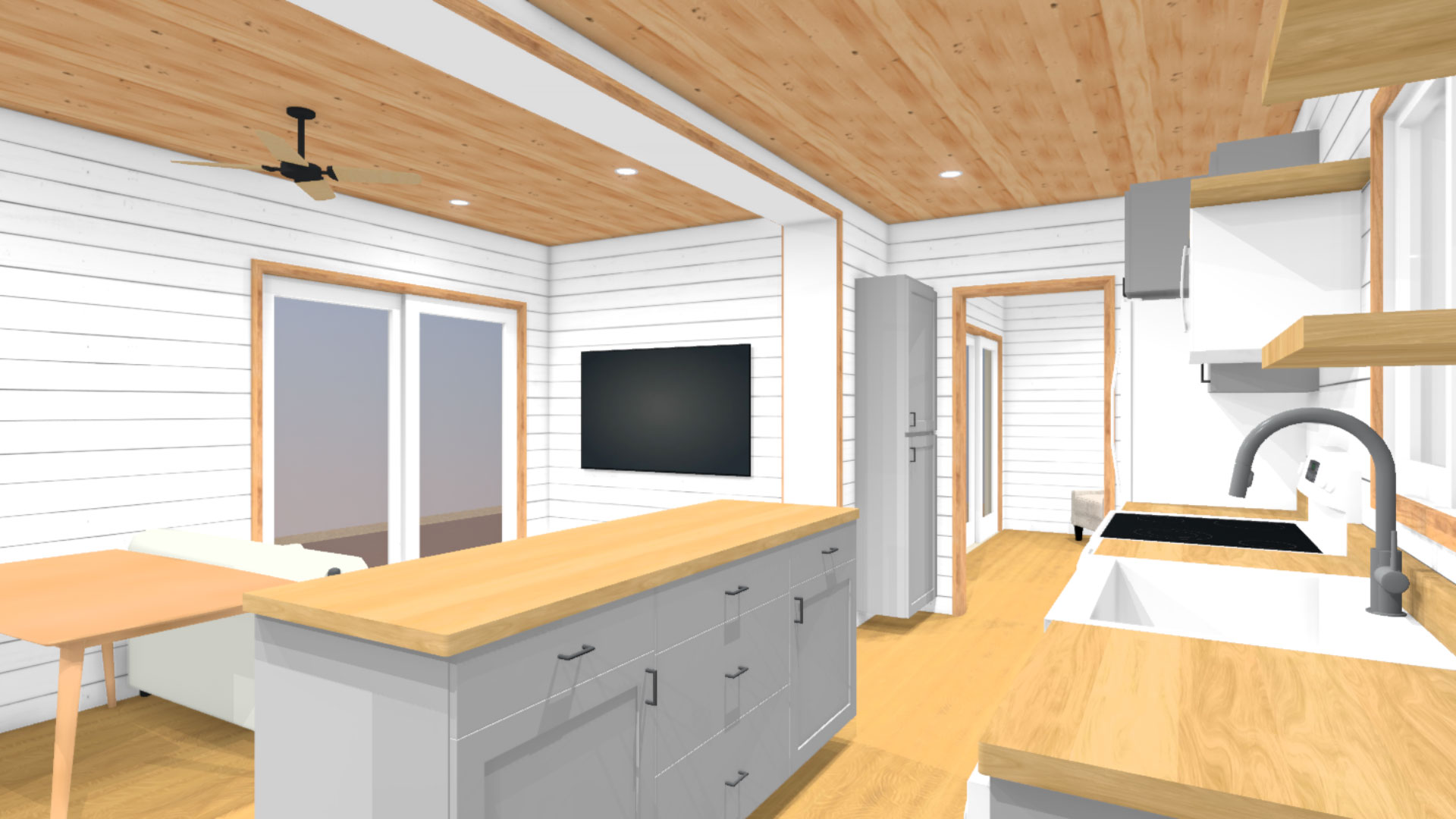 The Huntington: 1 20FT & 2 40FT Container Home